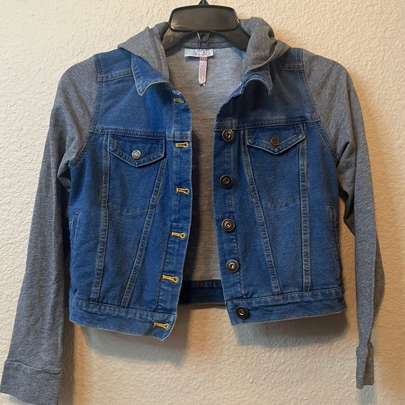 Matilda Jane | Jackets & Coats | Matilda Jane Denim Jacket With Hood ...